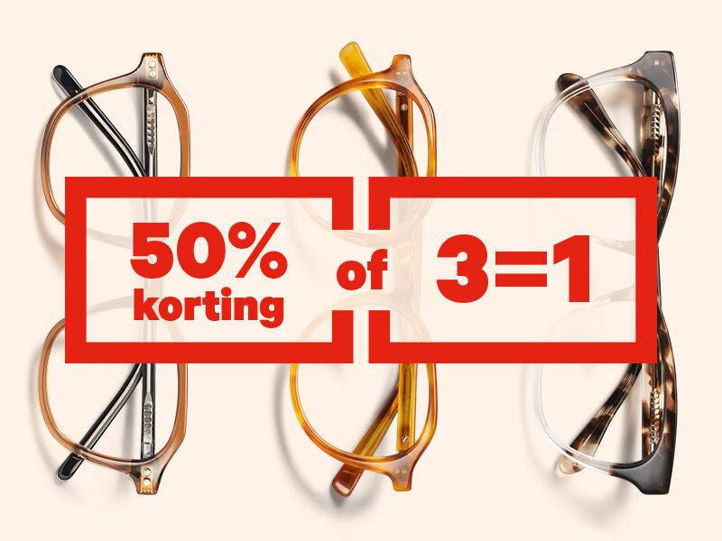 Bril acties, zonnebril acties & lenzen acties | Hans Anders